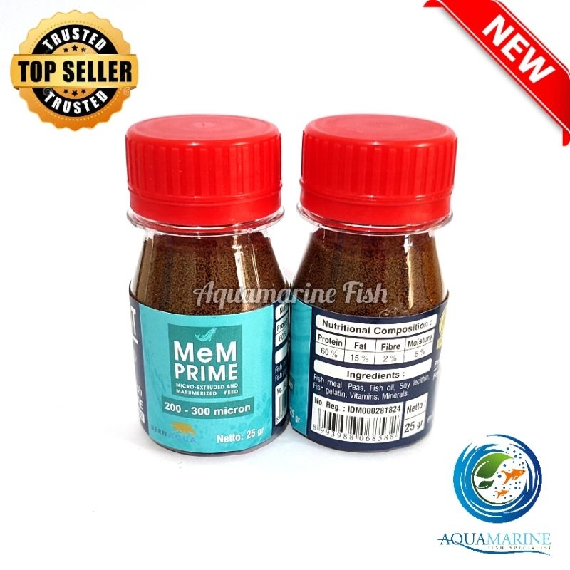 Jual PELET MEM PRIME - NANO MEM VIT 200 300 Micron Original pakan ...