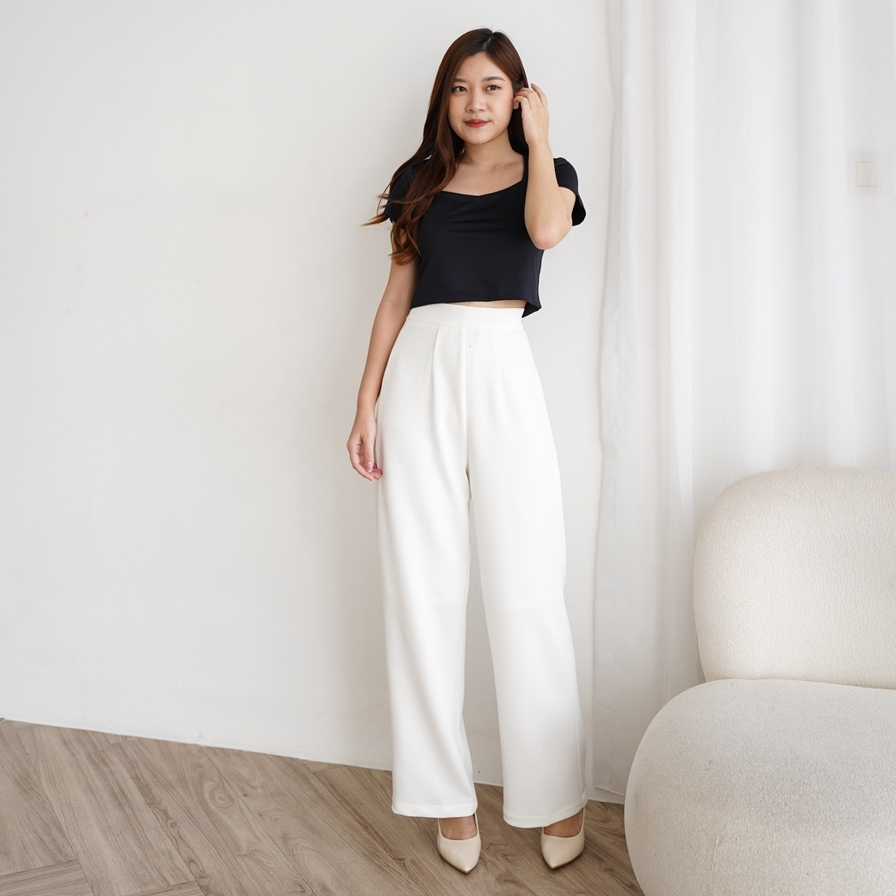 Jual Severli MIA High Waist Pants | Kulot Slim High Waist | Kulot Kerja ...