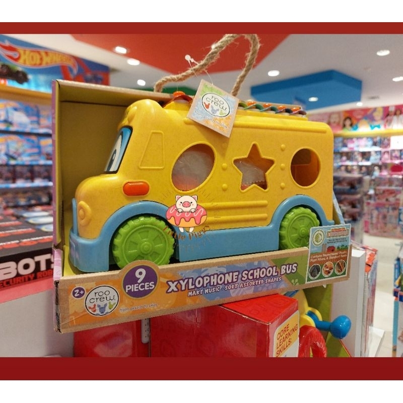 Jual Roo crew xylophone school bus shape sorter | Shopee Indonesia