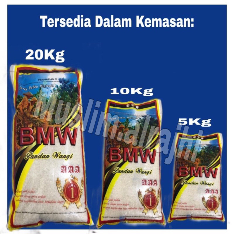 Jual BERAS BMW AAA Premium 100% Asli 10kg dan 20kg | Shopee Indonesia