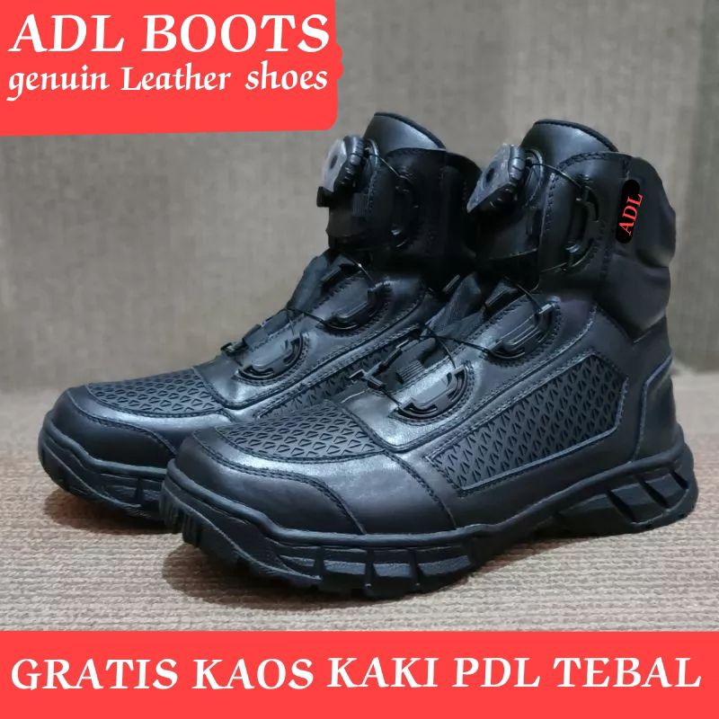 Jual SEPATU PDL PENDEK TALI PUTAR SARANG TAWON ADL BOOTS | Shopee Indonesia