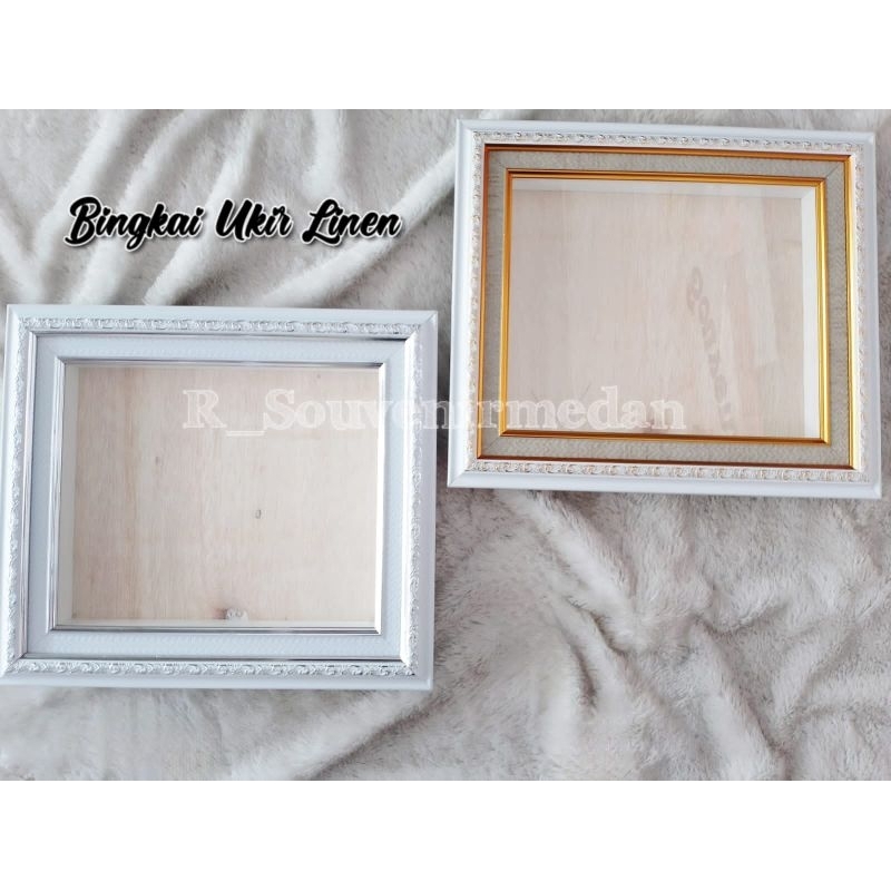 Jual Bingkai Mahar Medan Bingkai Mahar Ukir Linen Mewah Bingkai Mahar