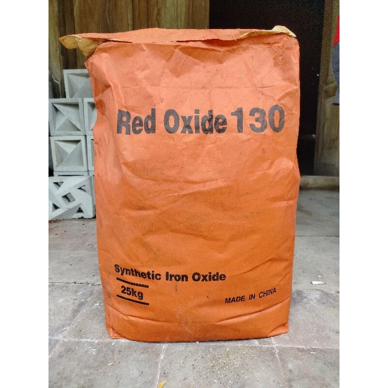 Jual PEWARNA PAVING / Verf warna Merah type Red oxide 130 kualitas baik ...