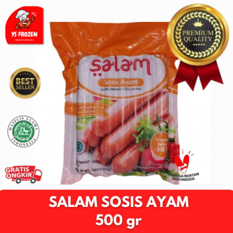 Jual Salam Sosis Ayam 500gr / YS Frozen Food Palembang / Frozen Food ...