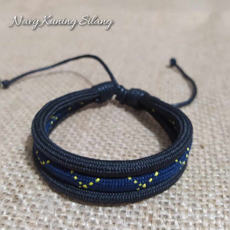 Jual 【COD】Gelang Tali Kombinasi 3 Rangkap Bulat , Gelang Tali Paracord ...