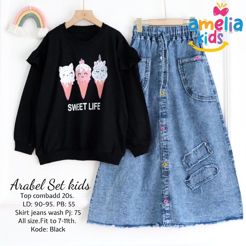 Jual ARABEL SET KIDS BY AMELIA KIDS READY | Shopee Indonesia