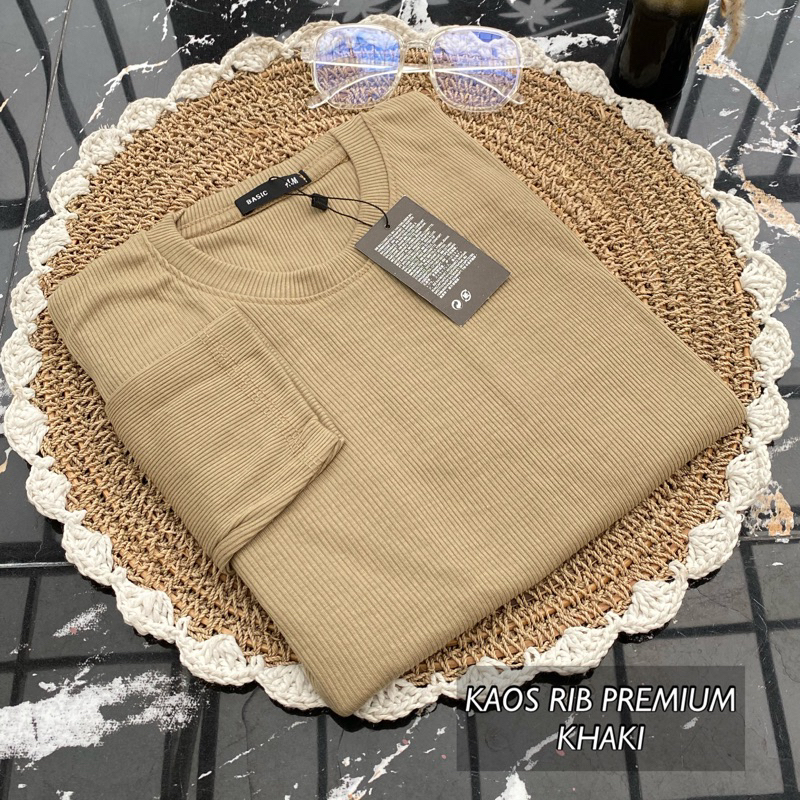 Jual KAOS RIB LENGAN PANJANG PREMIUM // BASIC LONGSLEEVE RAJUT | Shopee ...