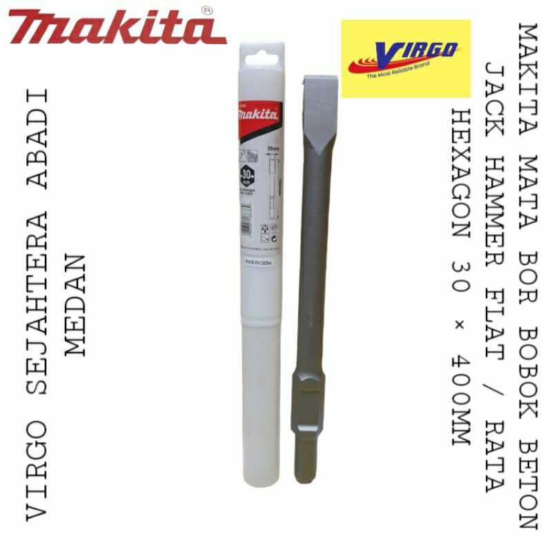 Jual MATA BOR BOBOK BETON HEXAGON 30 MM PIPIH FLAT GEPENG CHISEL MAKITA | Shopee Indonesia