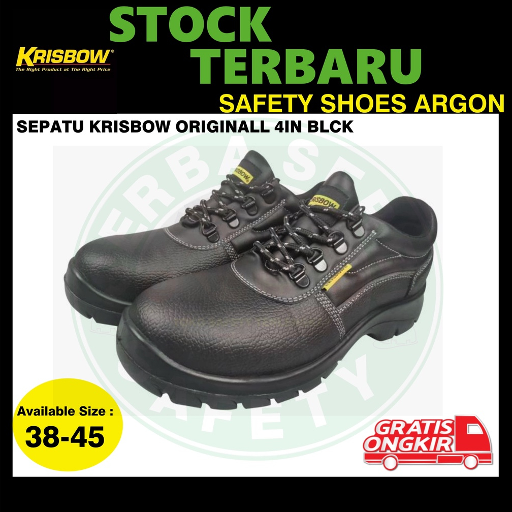 Jual SEPATU SAFETY KRISBOW ARGON 4IN sepatu pengaman SAFETY SHOES ...