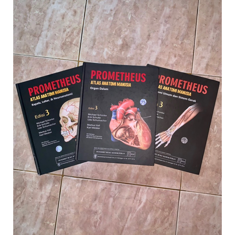 Jual PROMETHEUS ATLAS ANATOMI EDISI 3 (PAKET LENGKAP-3 BUKU) | Shopee Indonesia