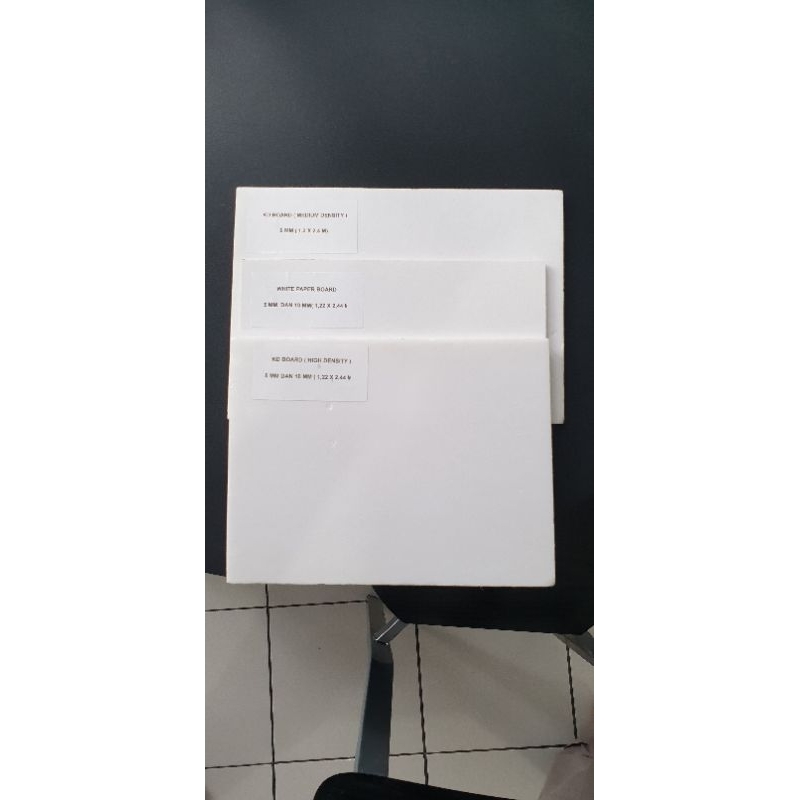 Jual Foam Board 5 mm ukuran A4 x 8 pcs ( KD Board Medium Density ) ( 23 ...