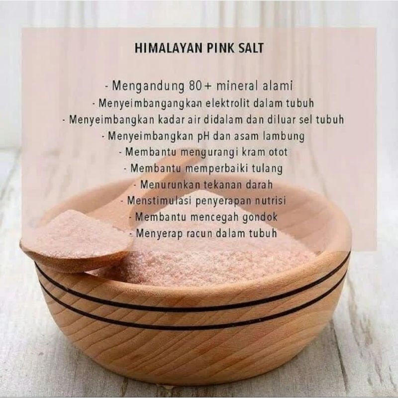 Jual garam himalaya himalayan salt pink salt garam himalaya himalaya ...