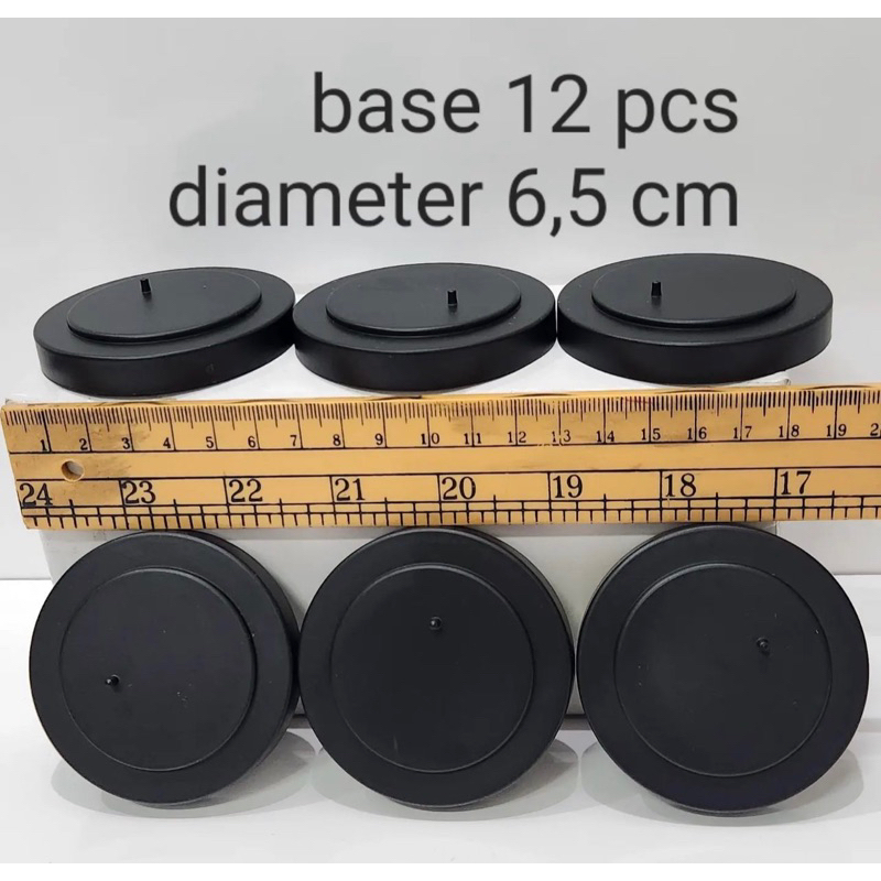 Jual stand base action figure bulat diameter 6,5 cm isi 12 | Shopee ...