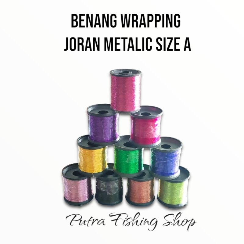 Jual Benang Wrapping Metalik Size A - Benang Custom Joran Wrapping ...