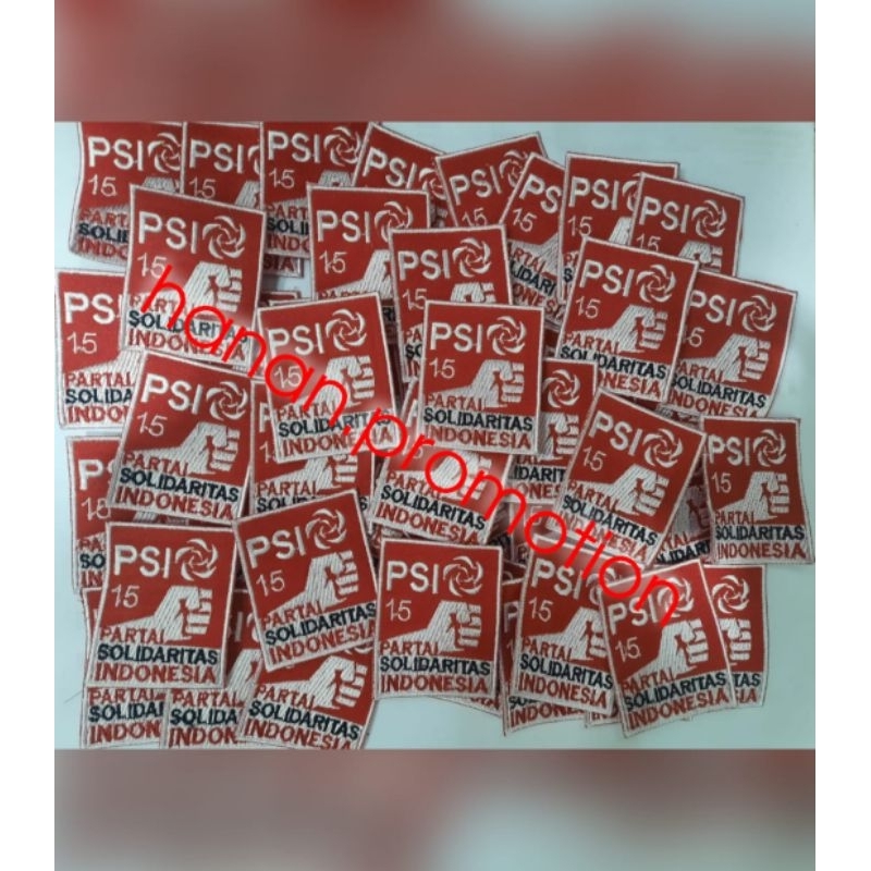 Jual BADGE LOGO PARTAI PSI BORDIR KOMPUTER | Shopee Indonesia