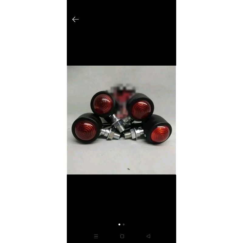Jual Lampu Sen Acipi Besi Isi 4 Gl Japstyle Scorpio Cb Tiger | Shopee ...