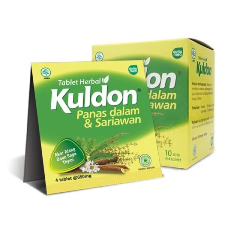 Jual Kuldon strip 4 tablet ( meredakan panas dalam dan sariawan ...