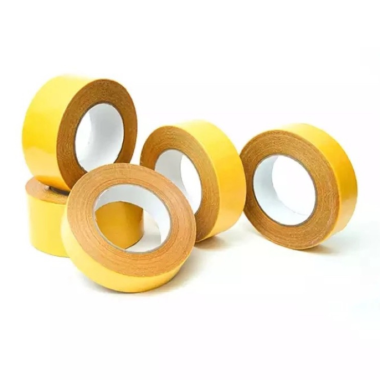 Jual DOUBLE TAPE KUNING Lem Perekat Wallpaper Dinding 5 Meter 5M Nano ...