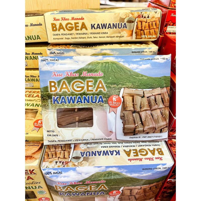 Jual Kue Bagea Kenari 340gr Khas Sulawesi Oleh Oleh Manado | Shopee ...