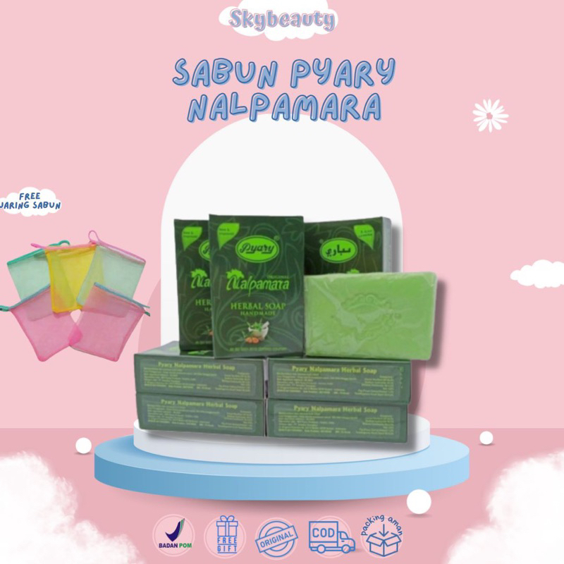 Jual Sabun PYARY NALPAMARA [BPOM] Original Herbal Soap | Sabun Arab BPOM | Shopee Indonesia