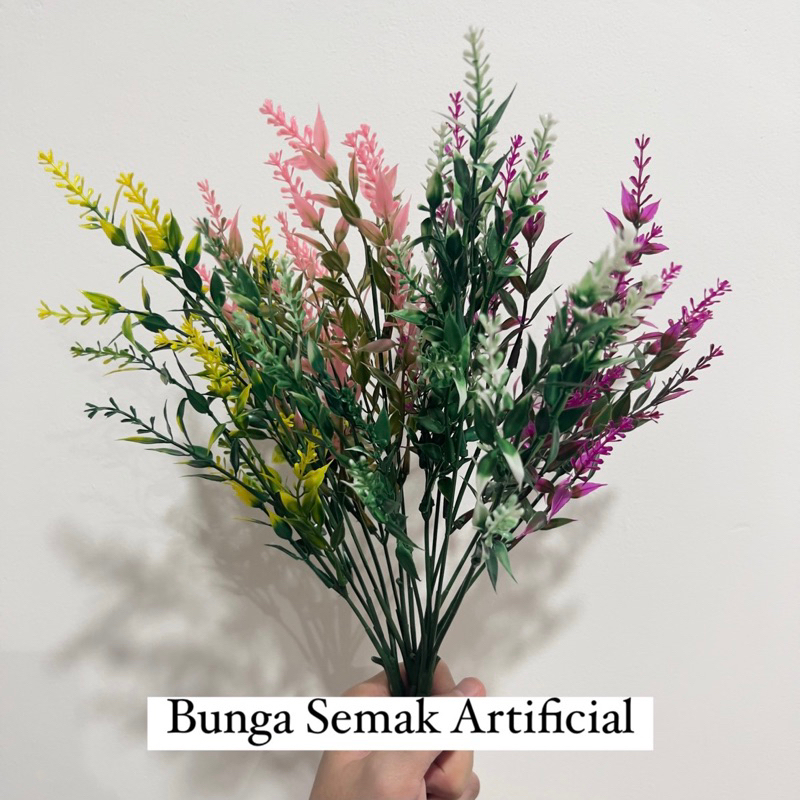 Jual Bunga Semak Tangkai / Plastik (per 1 helai) untuk Dekorasi / Buket ...