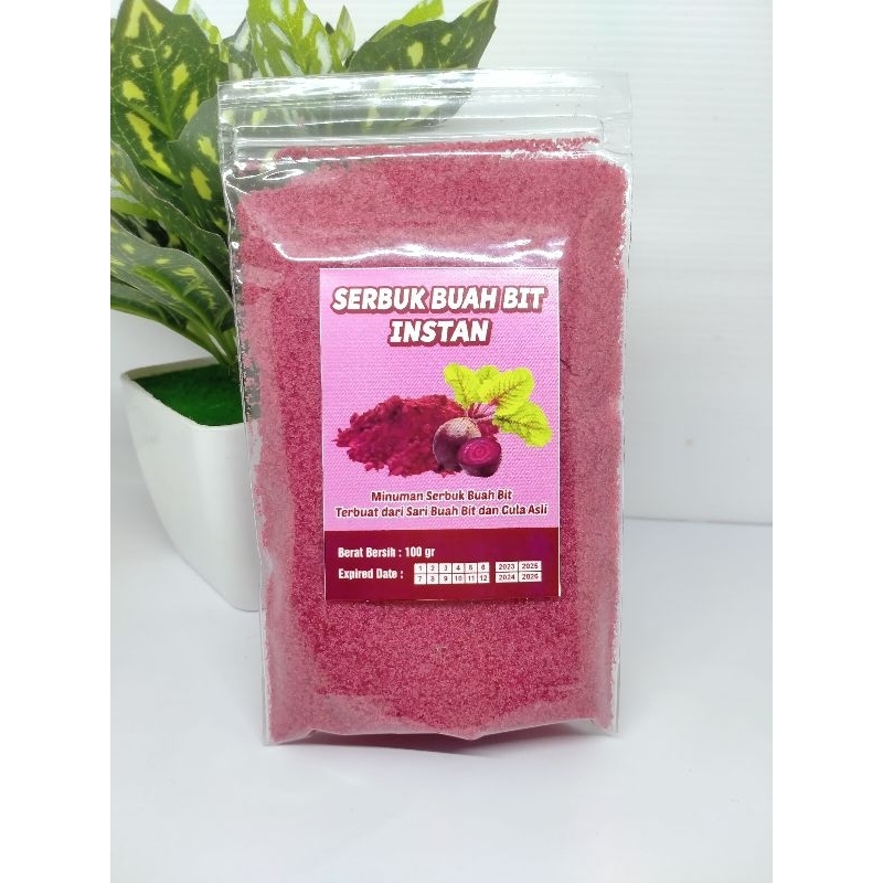 Jual minuman bubuk buah bit instan beetroot 100 gram | Shopee Indonesia