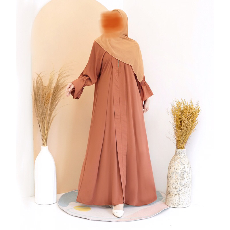 Jual QAWM MUSLIMAH - Abaya Basima / Abaya Basic / Abaya Tangan Serut ...
