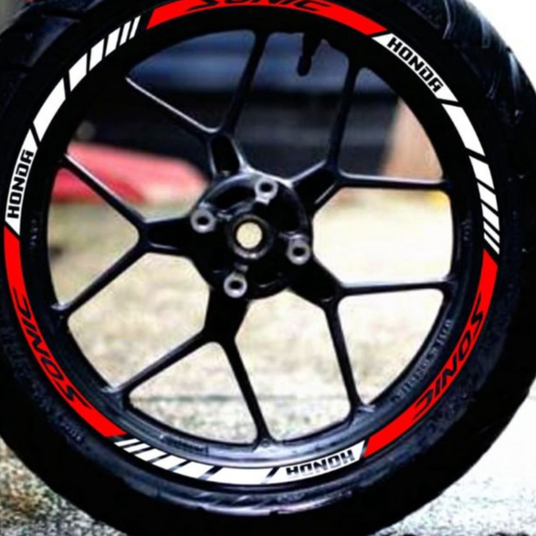 Jual Stiker motor Sticker velg honda sonic 150r List velk list velg ...