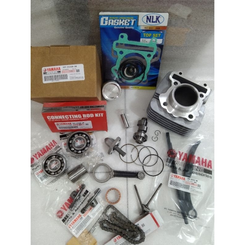 Jual Blok seher komplit isi Piston kit 1DY Yamaha Jupiter Z1 Vega force fi sesuai poto komplit ...