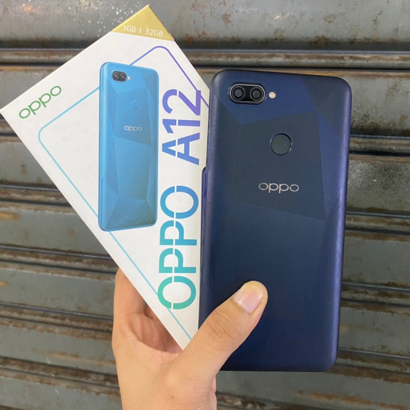 Jual Oppo A12 3/32gb second bekas pakai normal fullset mulus | Shopee ...