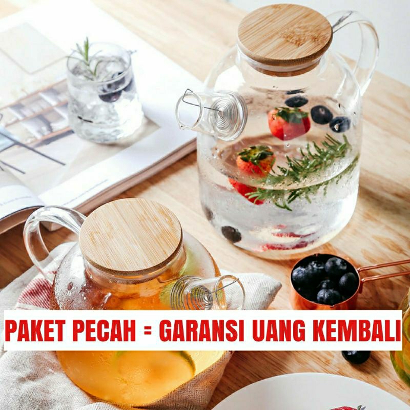Jual TEKO KACA JSR TAHAN PANAS HERBAL DR ZAIDUL DINGIN KOMPOR ESTETIK INFUS WATER FILTER ...