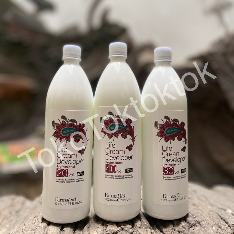 Jual Farmavita Oxidant life cream Developer profesional 1000 ml ...