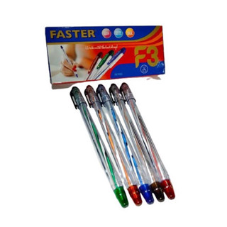 Jual (ISI 12) Pulpen/Bolpen/Ballpoint/Ballpen/Bolpoint Faster F3 0.5 ...