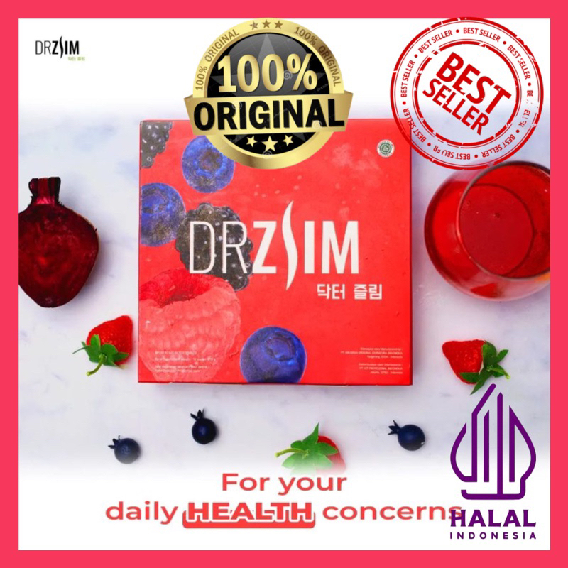 Jual 1000% original!! DR ZLIM | DRZLIM 10 sachet | minuman pelangsing ...