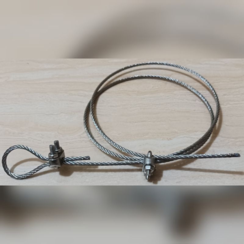 Jual Wire Rope Clip Kuku Macan Klem Sling 3mm Stainless Steel 304 ...