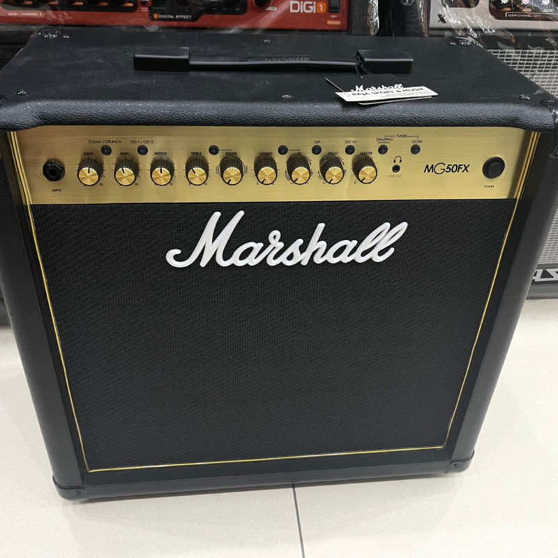 Jual MARSHALL MG50 FX AMPLI GITAR - ORIGINAL GUITAR AMPLIFIER MG 50 FX ...