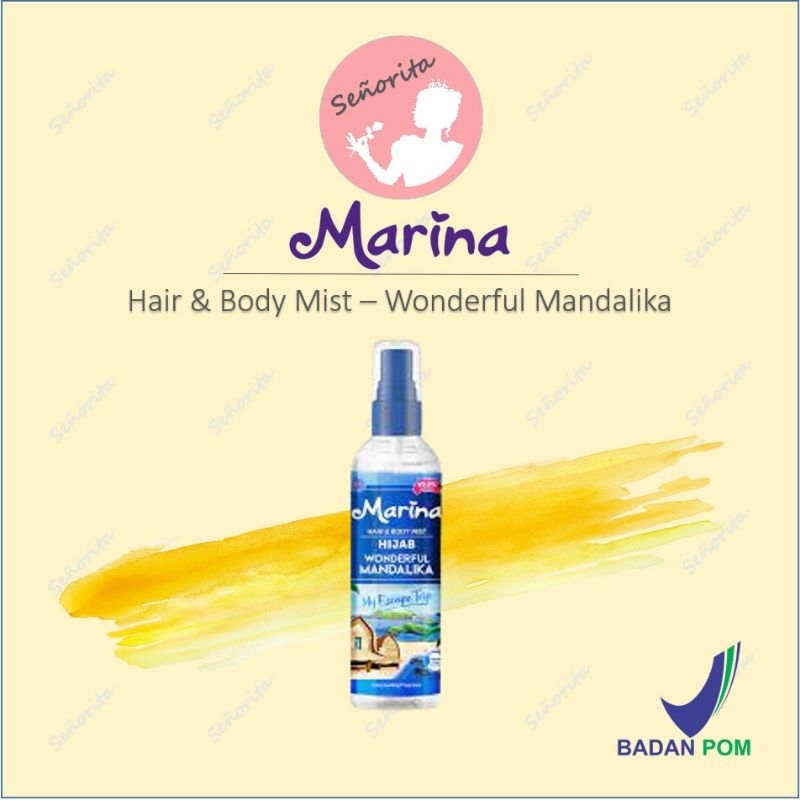 Jual MARINA Hair & Body Mist 100ml | Shopee Indonesia