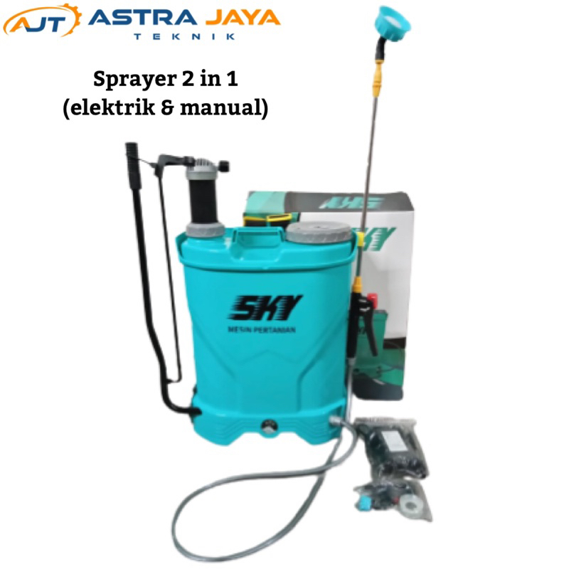 Jual Sprayer Elektrik 2in1 16 liter Elektrik & Manual - Baterai Cas ...
