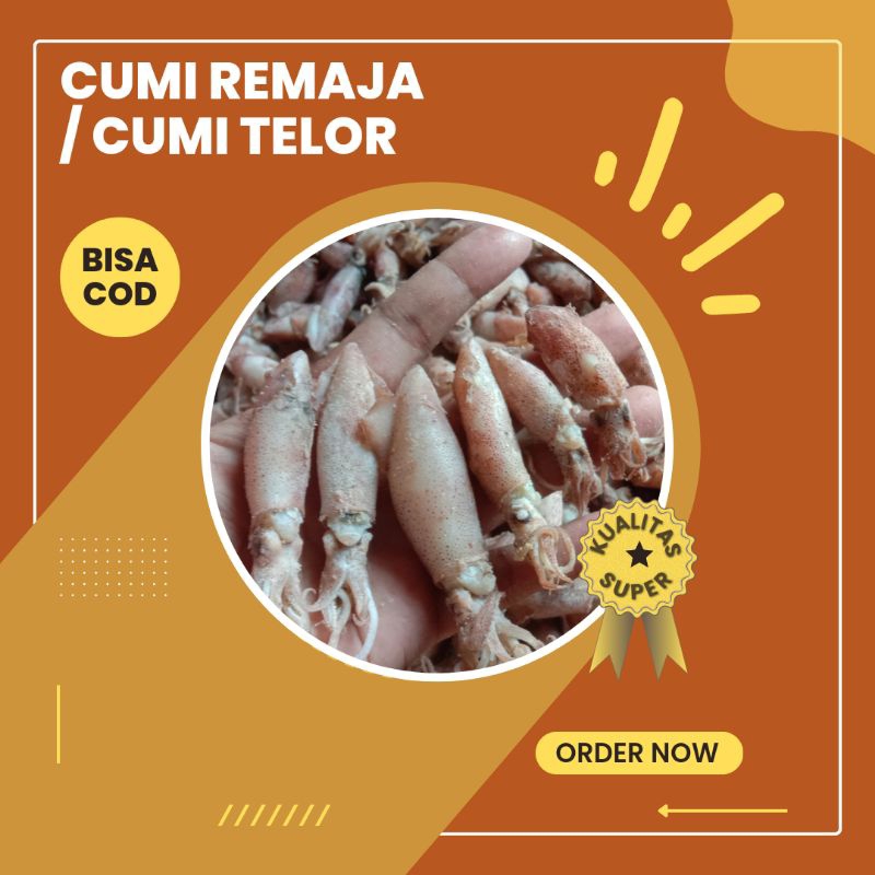 Jual Cumi Remaja / Cumi Telor / Cumi Asin Rebus Laut 1 kg | Shopee ...