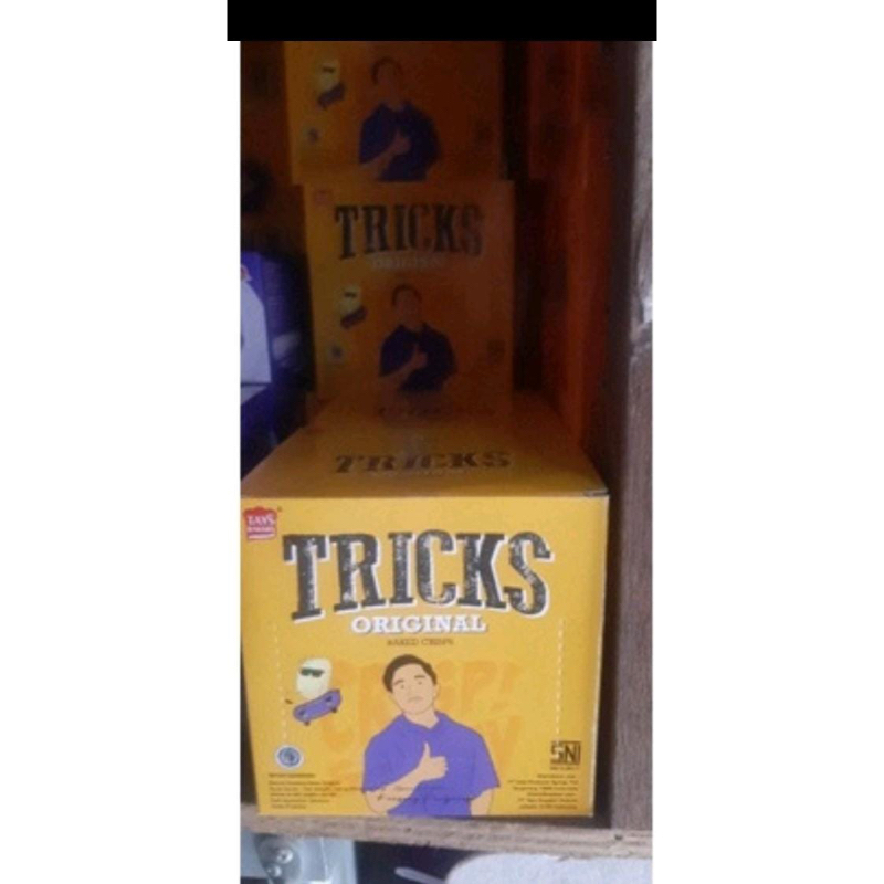 Jual TRICKS BISCUIT KENTANG BAKED CRISPY CHIPS 10 PC X 15GR | Shopee ...