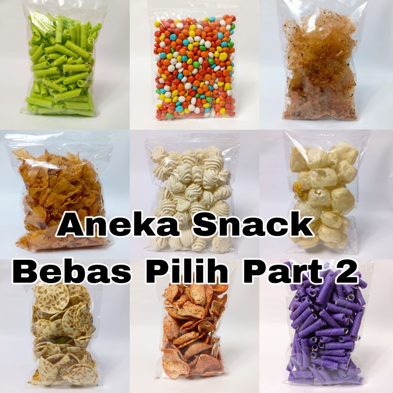 Jual Aneka Snack Bebas Pilih Part 2 (Vika Snack) | Shopee Indonesia