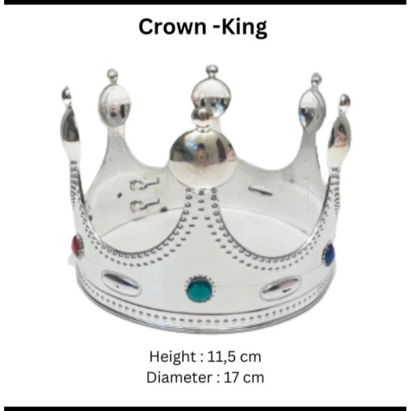 Jual Crown King / Mahkota Raja Ratu Permaisuri Prince Princess | Shopee ...
