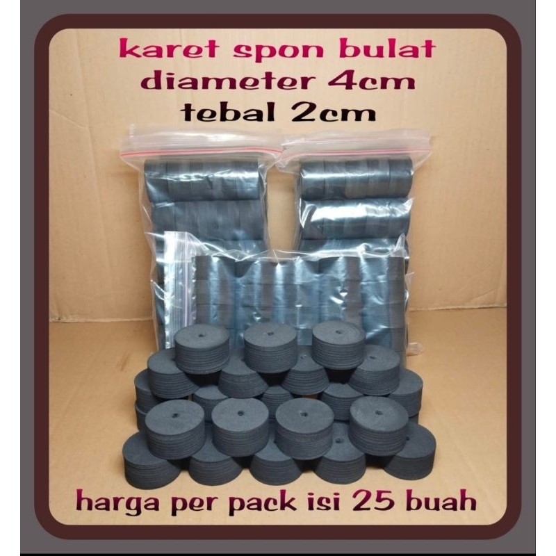 Jual karet spon bulat, diameter 4cm bantalan amplas | Shopee Indonesia