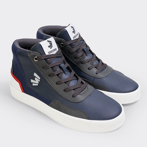 Jual 3Second Sepatu High Pria Sintetis Casual Classic Sneakers Man ...