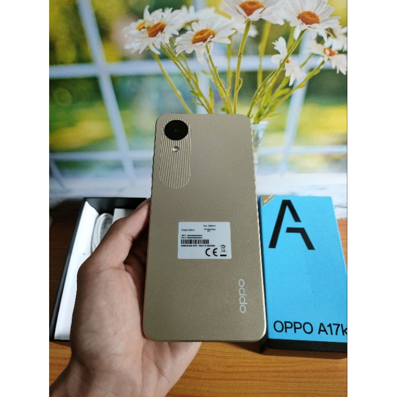 Jual OPPO A17K 3/64 SECOND ORIGINAL OPPO RESMI LENGKAP MULUS BERGARANSI ...