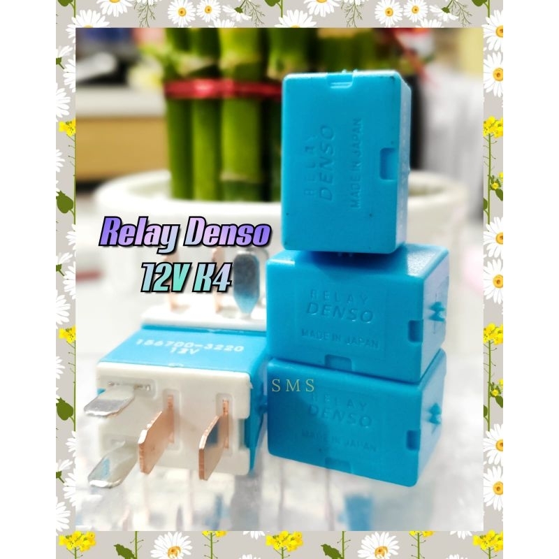 Jual relay biru denso 12v 4kaki | Shopee Indonesia