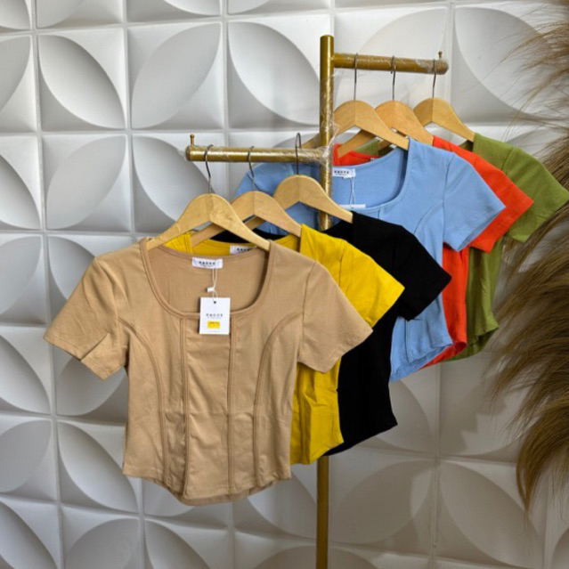 Jual CROP TOP ( LINE ) | Shopee Indonesia
