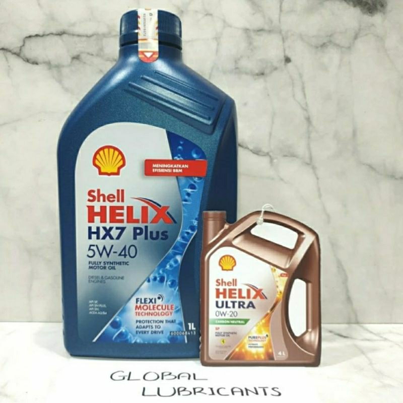 Jual NEW! API SP Shell Helix HX7 PLUS 5W-40 1 Liter (Oli Fully ...