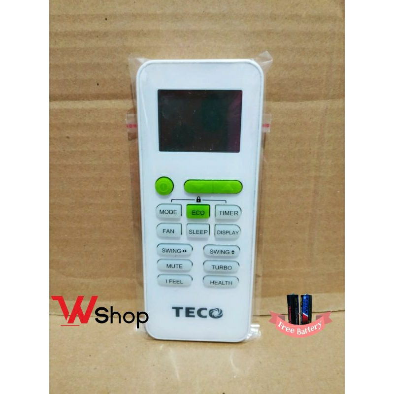 Jual REMOT AC TECO TURBO ECO ORIGINAL - Air Conditioner | Shopee Indonesia