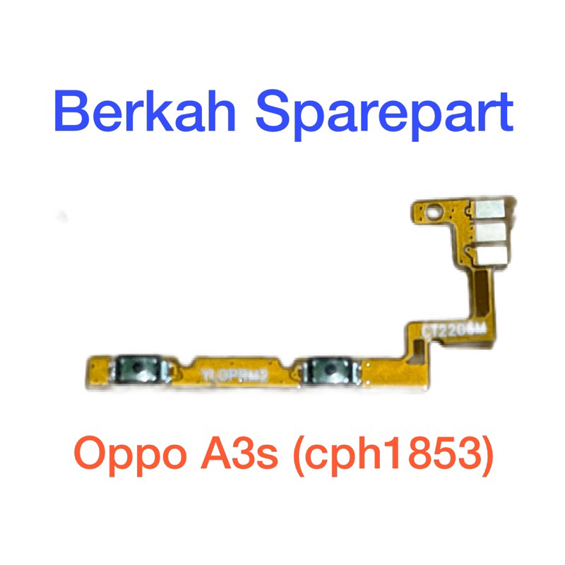 Jual FLEXIBLE / FLEXIBEL VOLUME OPPO A3S VER 1 (CPH1853) / OPPO A3S VER 2 (CPH1803) | Shopee ...